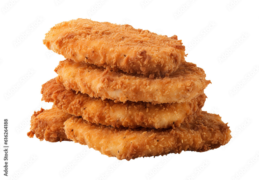 Kotlet schabowy on transparent background. Generative AI. Stock ...