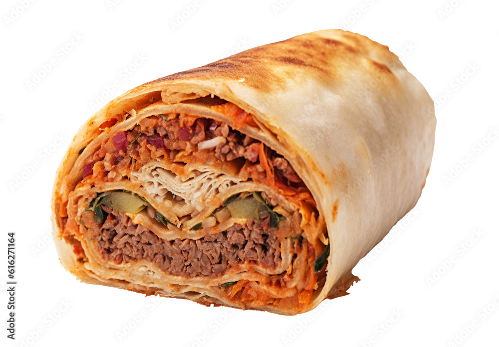 Tantuni on transparent background. Generative AI. Stock Illustration ...