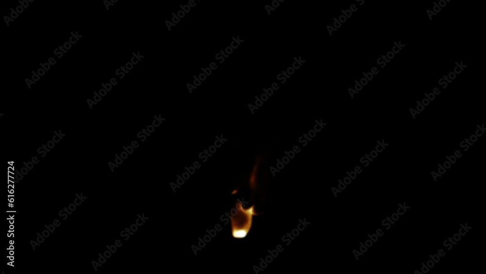 Small Fire Burning Ember Flame Campfire Fires Visual Effects Video ...