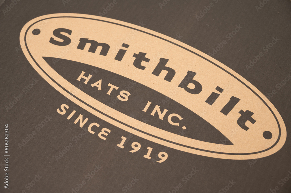 Calgary, Alberta - June 22, 2023: Custom Smithbilt cowboy hat box ...