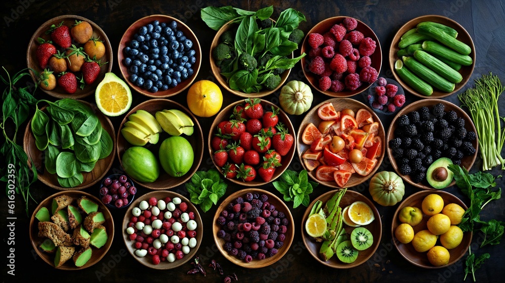 Food art photography backgrounds party platters food arrangement fruit poster illustrations ...