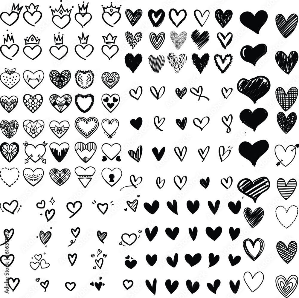 Vektorová grafika „Heart Svg Bundle, Heart Svg, Hand Drawn Heart svg ... Vektorová grafika „Heart Svg Bundle, Heart Svg, Hand Drawn Heart svg ...