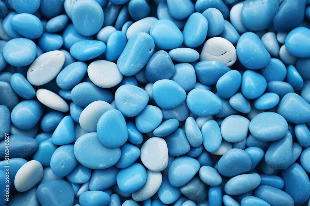 Abstract Blue Pebbles Texture - Nature Background with Vintage Charm ...