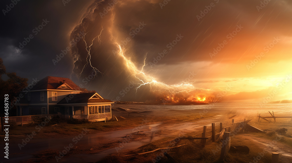 Amazing Supercell Thunderstorm Super Cyclone or Tornado Forming ...