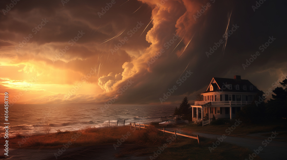 Amazing Supercell Thunderstorm Super Cyclone or Tornado Forming ...