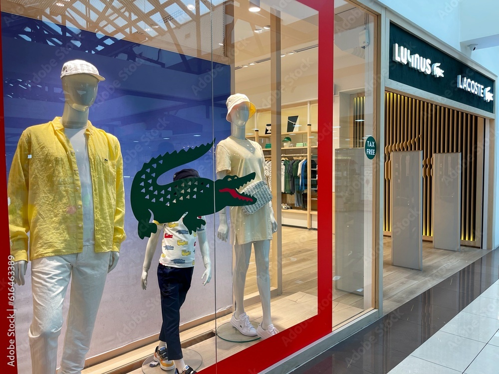 Lacoste clothing company. Official brand store. Shop in shopping mall ...