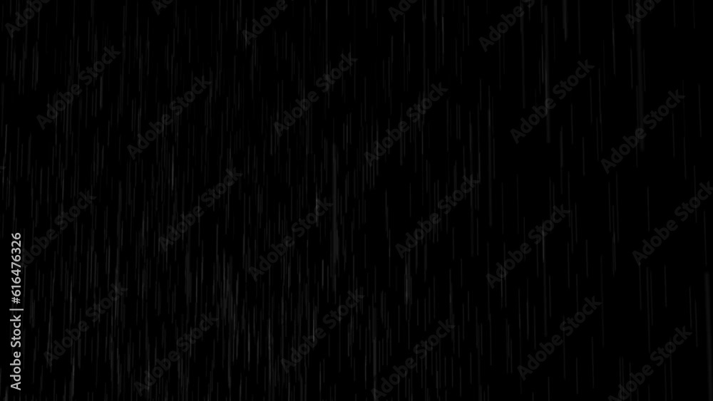 4k Loop Rain Drops Falling Alpha, Real Rain, High quality, Slow Rain ...