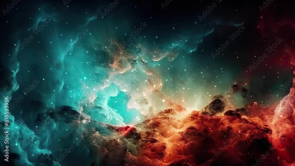 Galaxy and Nebula. Color Space background. Endless universe with stars ...