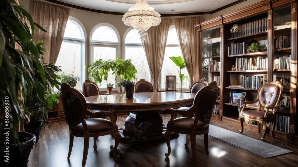 Inspiring office interior design Classic style Meeting Room featuring ...