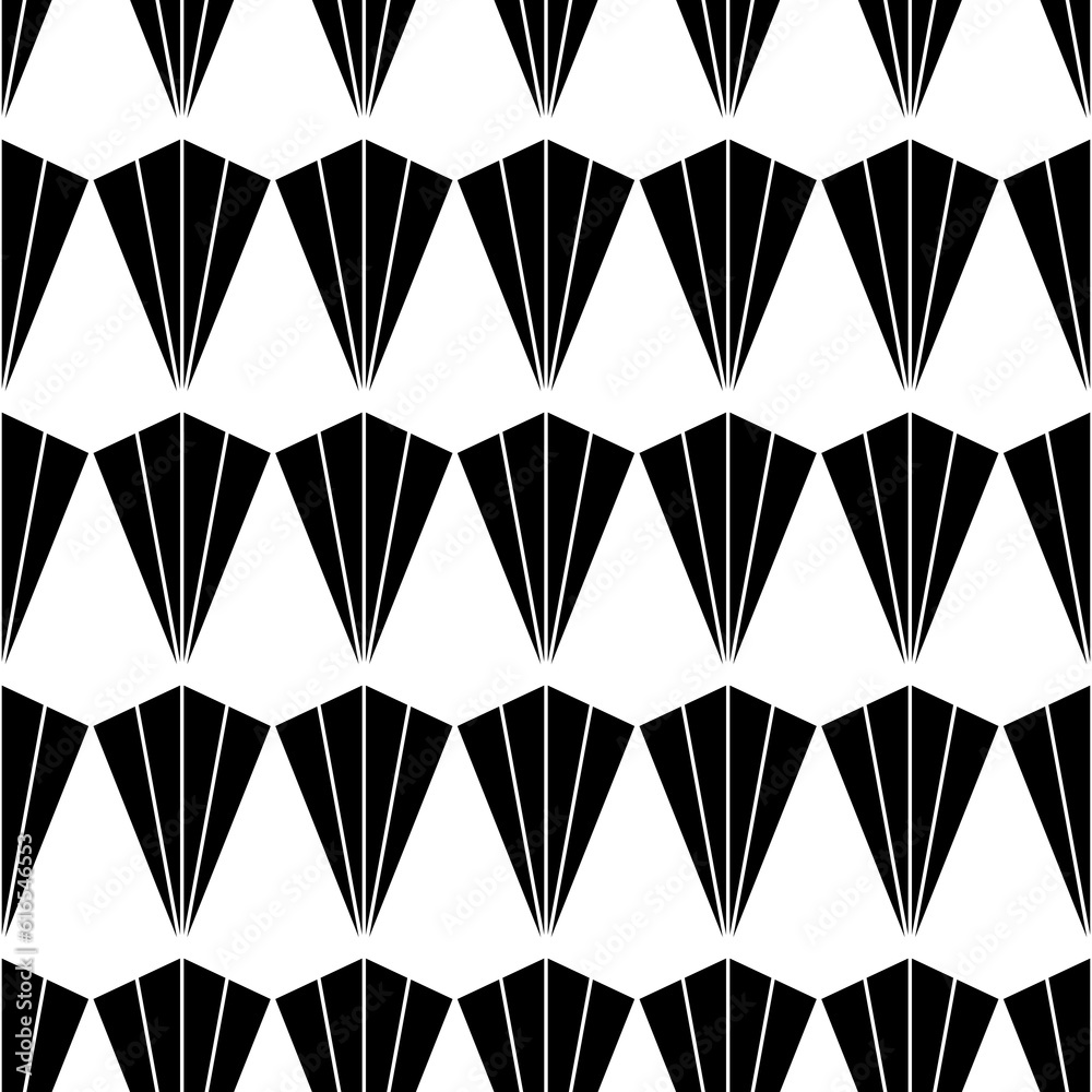 Seamless pattern with triangle shapes. Triangles background. Image with ...