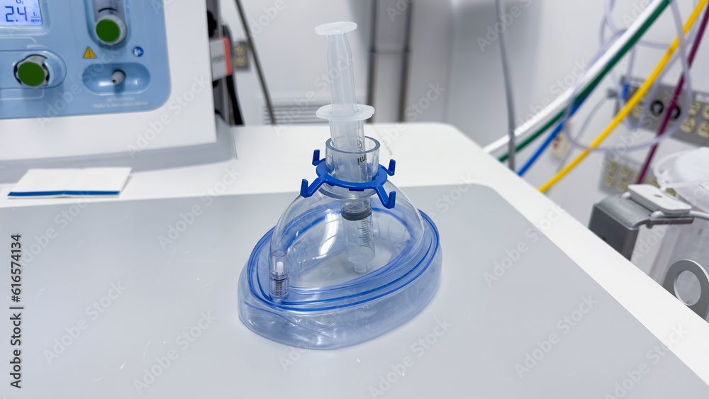 Hospital airway kit signifies emergency airway management. Endotracheal ...