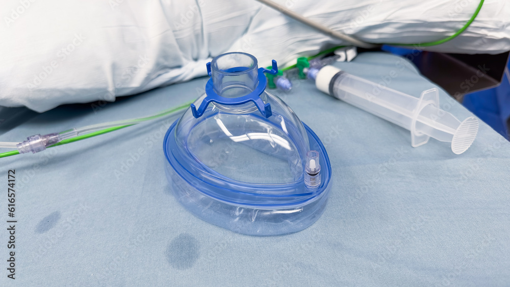 Hospital airway kit signifies emergency airway management. Endotracheal ...