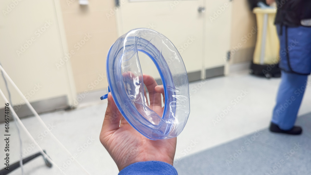 Hospital airway kit signifies emergency airway management. Endotracheal ...