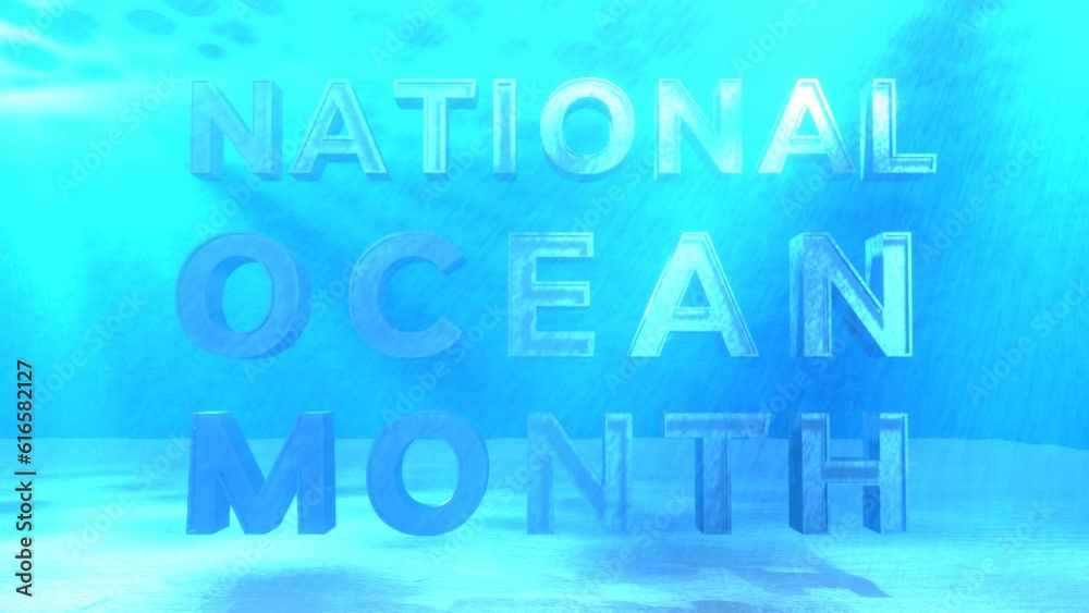 National ocean month celebrated June. The blue ocean gives us so many ...