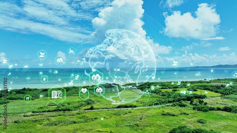 Environmental technology concept. Sustainable development goals. SDGs ...