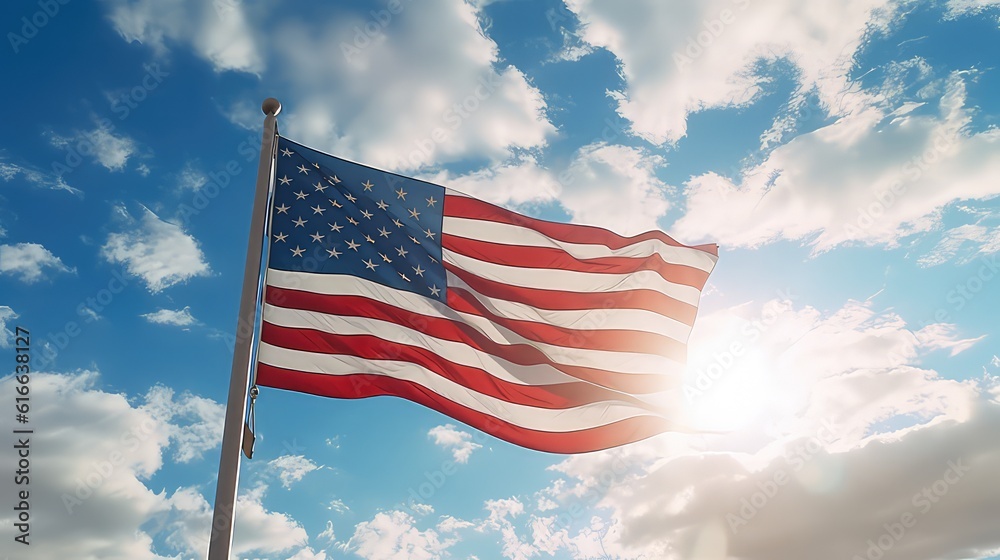 American flag fluttering, american flag background fluttering, american ...