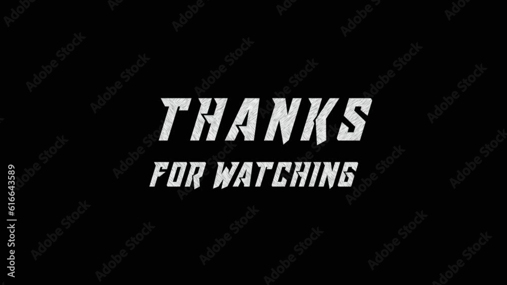Thank you thanks for watching youtube outro video motion animated with ...