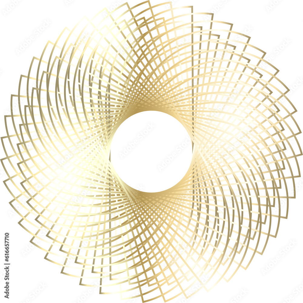 Gold Circle Design Image Stock Illustration | Adobe Stock