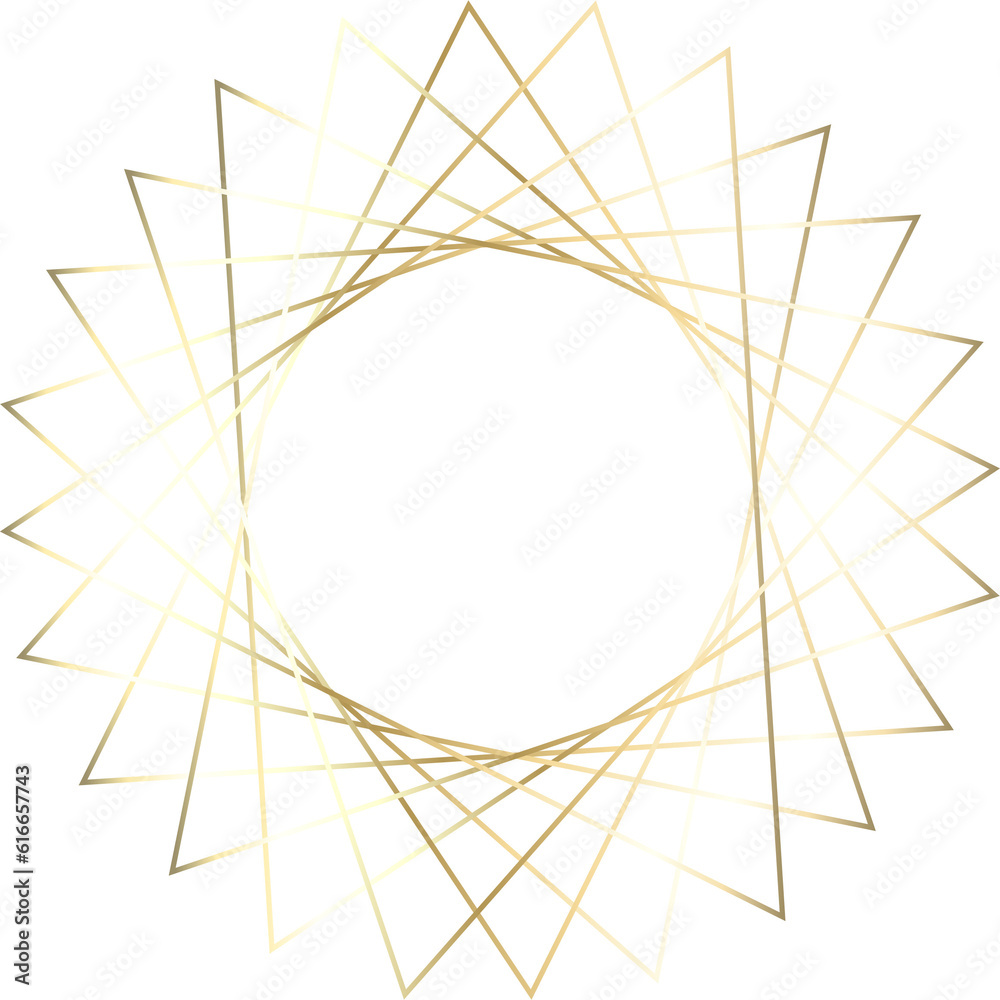 Gold Circle Design Image Stock Illustration | Adobe Stock