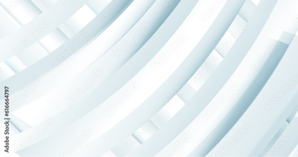 Abstract white curve shape with futuristic concept background. Modern ...