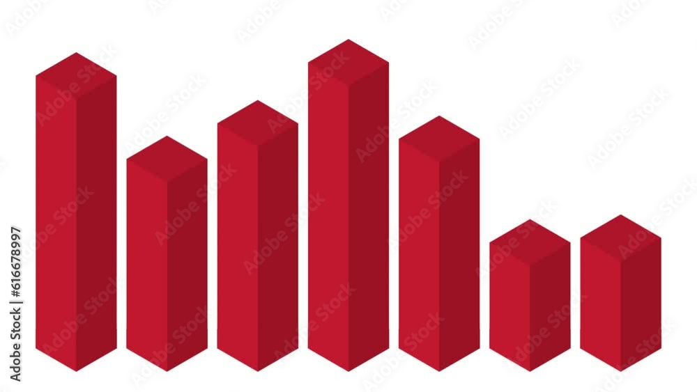 4K Animation business infographic chart profits and financial diagram ...