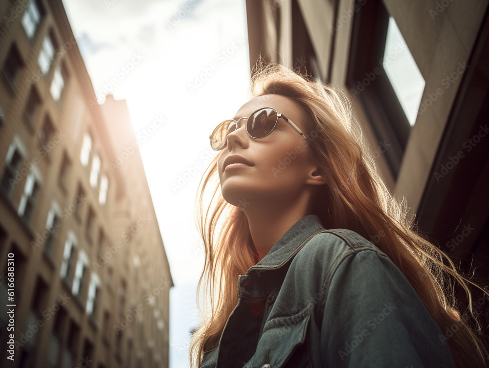 Woman Female Face Street Style Portrait Close Up Photo Digital ...