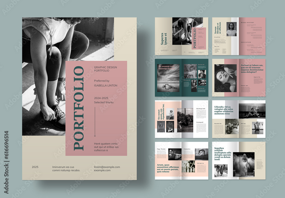 Portfolio Layout Stock Template | Adobe Stock