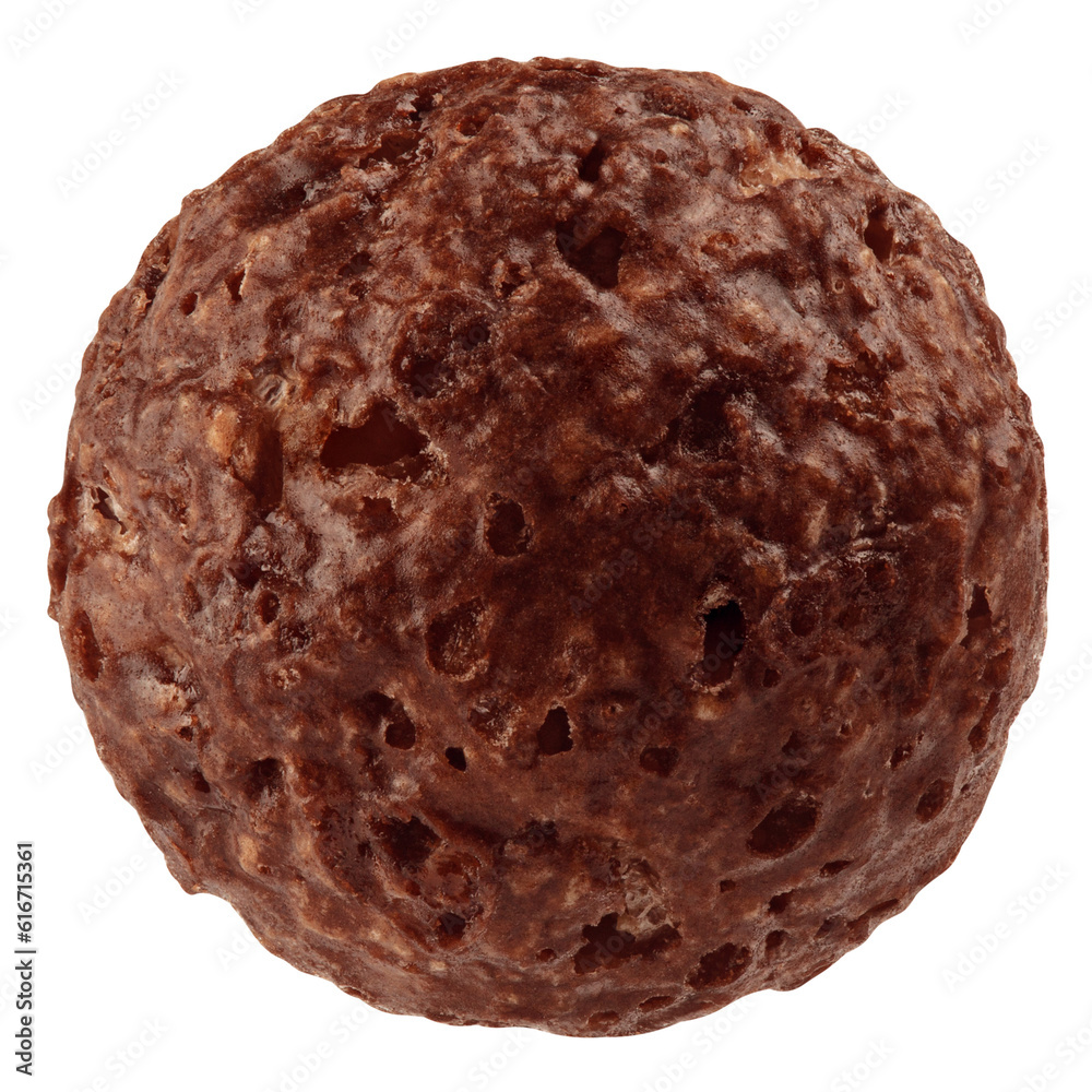 corn ball, isolated on white background, full depth of field Stock ...