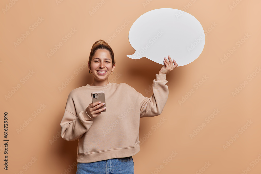 Charming young woman showcases brilliant chance to seize attention and ...