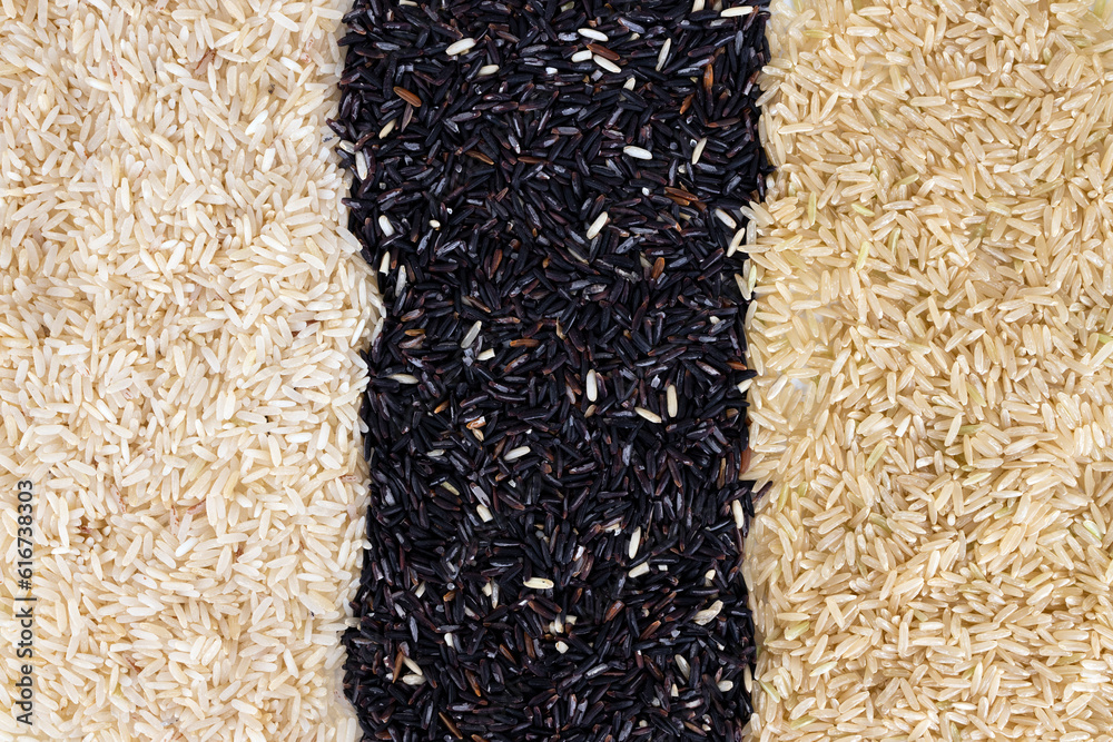 organic hom mali half-milled rice, organic hom mali brown rice and ...