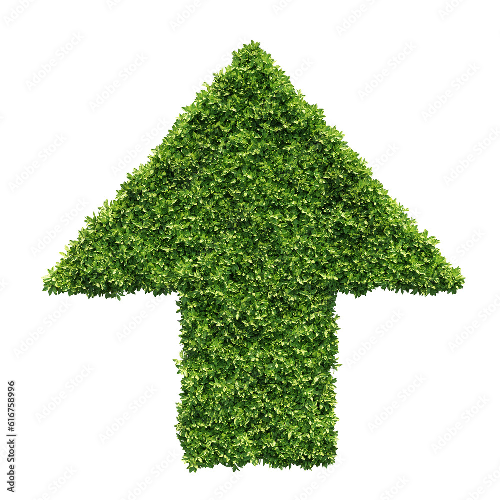 Leaf arrow icon, Concept of ecology environmentally friendly and help ...