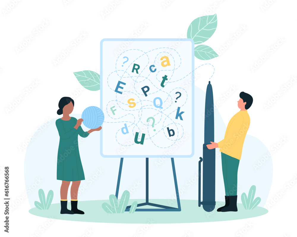 Dysgraphia, disability disorder and problem of learning vector ...