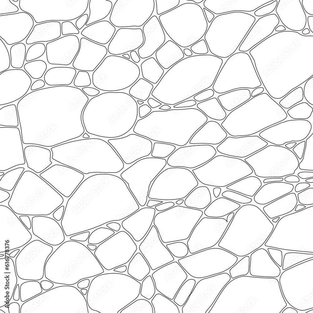 Stone on ground vector, Broken tiles mosaic pattern. texture interior ...