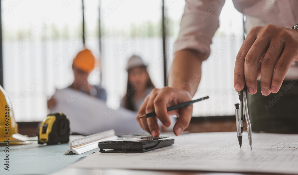 strategy, architecture, blueprint, measurement, calculate, project ...