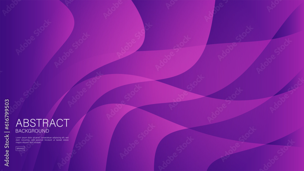 Purple wave abstract background, wave graphic, Geometric vector ...