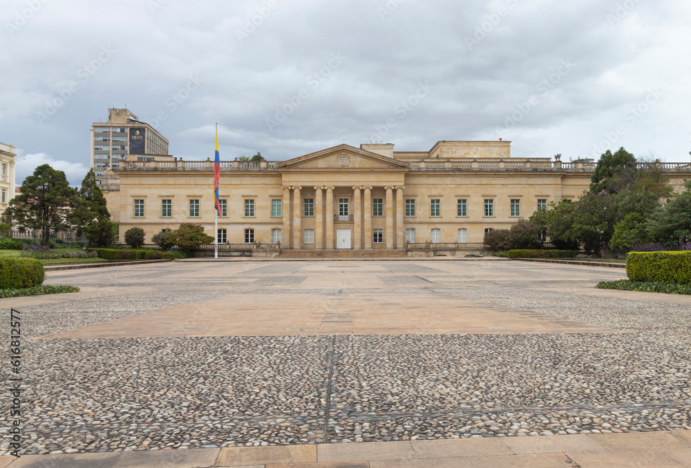 BOGOTA, COLOMBIA Colombian presidencial palace named as Nariño House ...