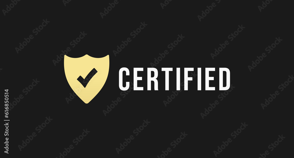 Official Certified Label or Elegant Certified Sign vector isolated in ...