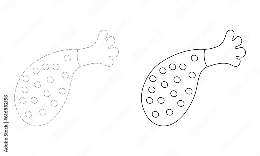 Tracing lines for toddlers. Handwriting practice sheet. Educational ...