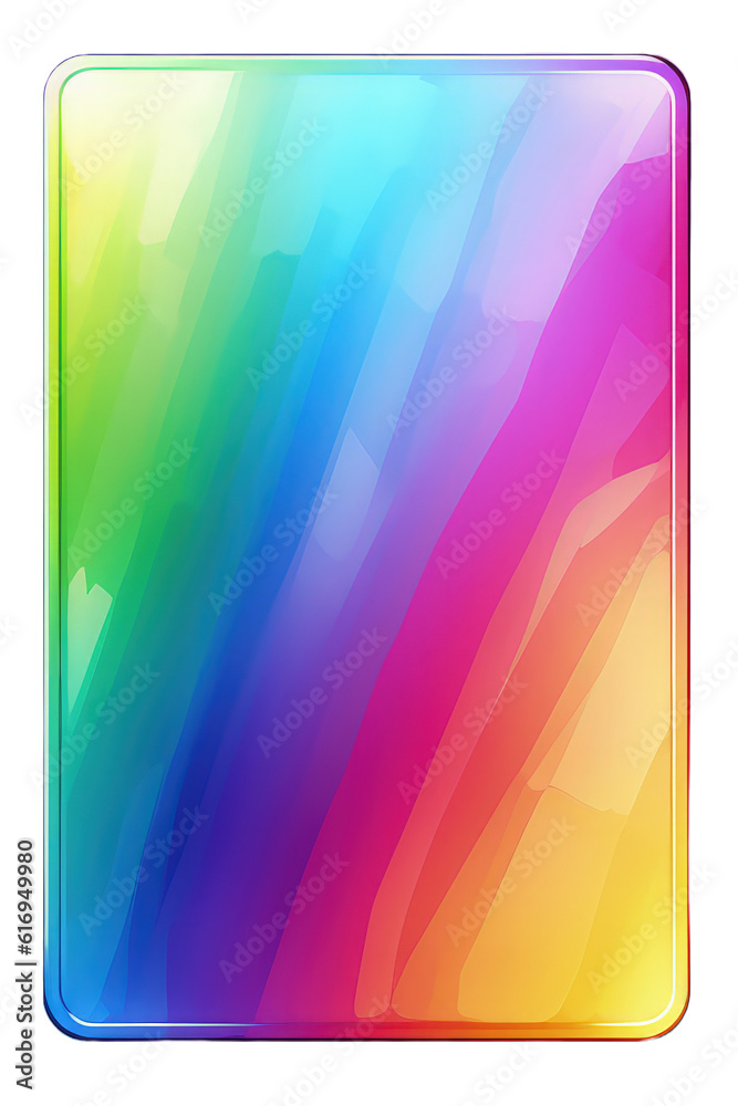 Gay pride rainbow card deck design. Colorful fantasy card back design ...
