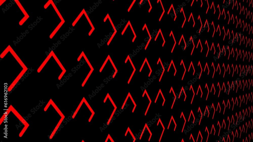 Red Right Square Brackets Symbol Moving Bracket Background Stock Video ...