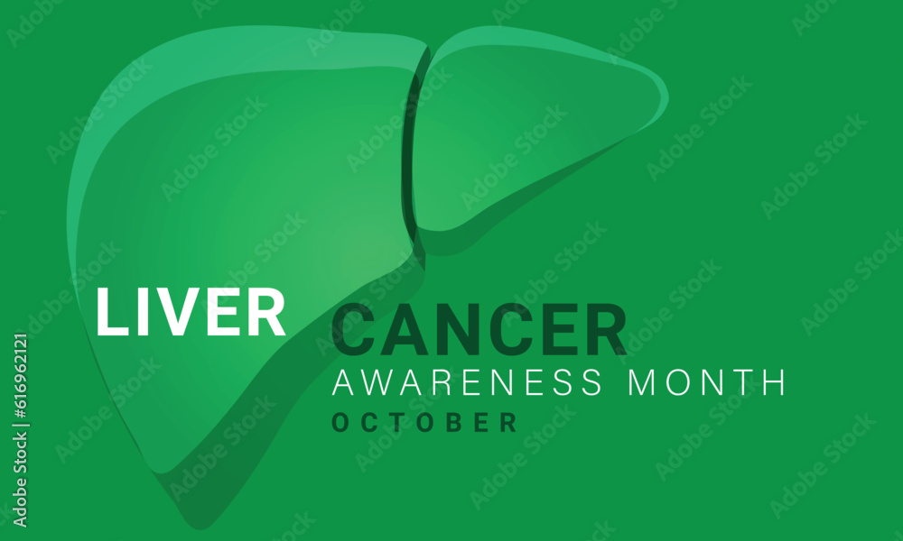 Liver cancer awareness month. background, banner, card, poster ...