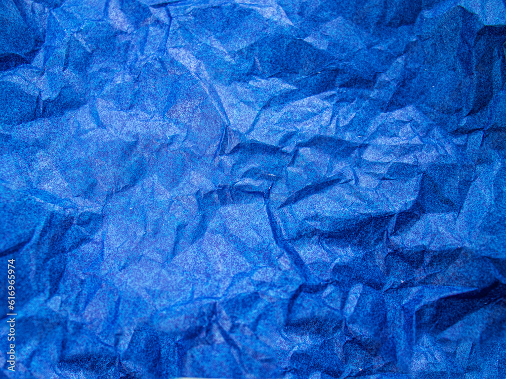 texture of matte blue crumpled paper background, paper textures and ...