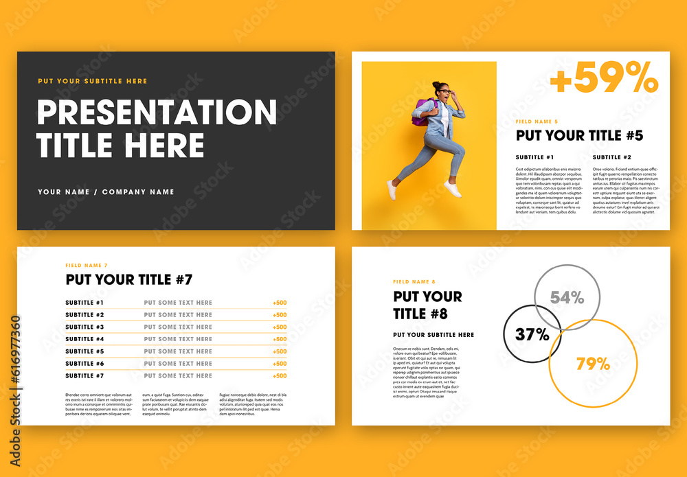 Digital Presentation Layout Stock Template | Adobe Stock