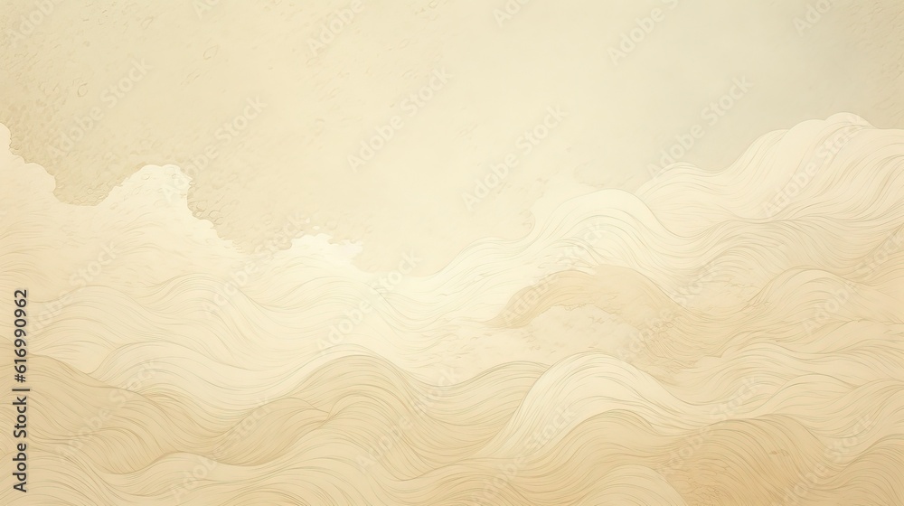 Japanese paper beige texture vintage background. Generative AI. Stock ...