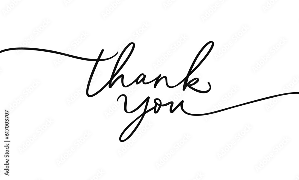 Printable thank you cards with thank you cursive, handwritten ...