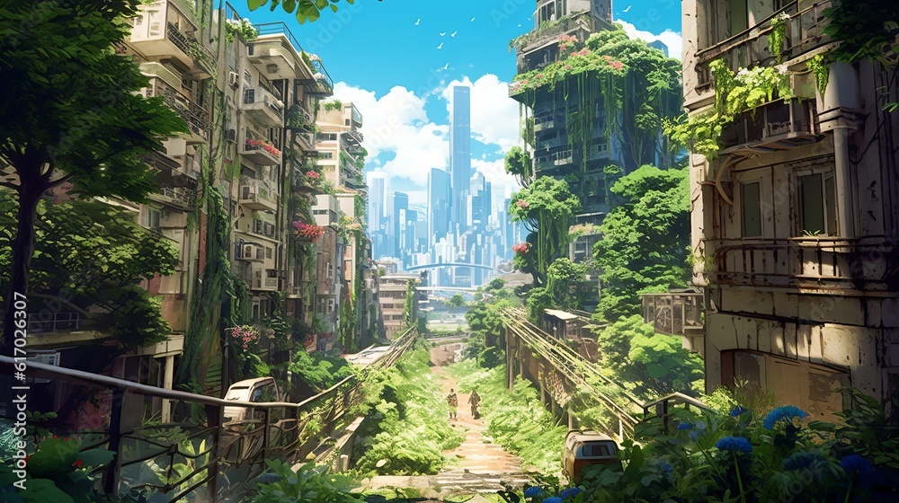 Abandoned City Wallpaper