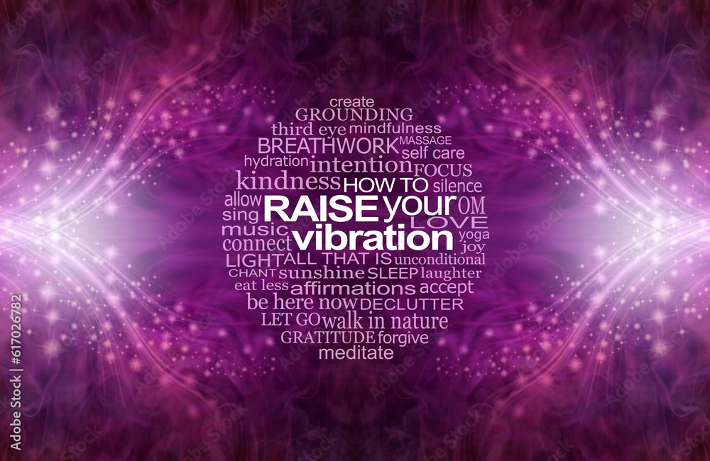 Beautiful Words to Inspire You and Raise Your Vibration Magenta Wall ...