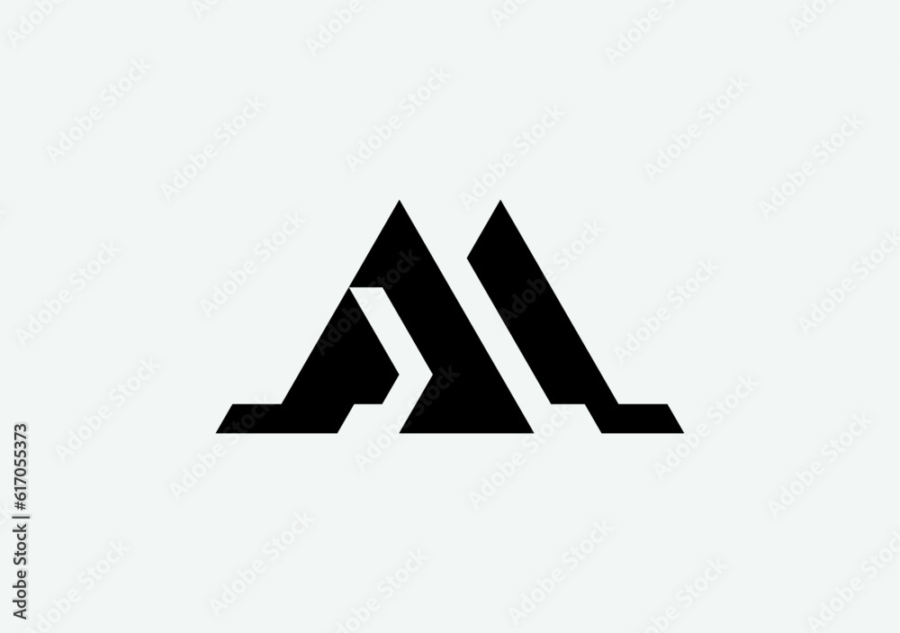 Make a bold statement with our stylish monogram letter M, featuring ...