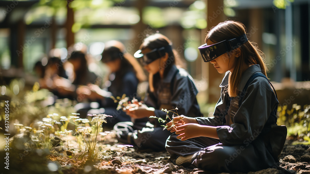 Future virtual reality learning process for children in a kindergarten ...