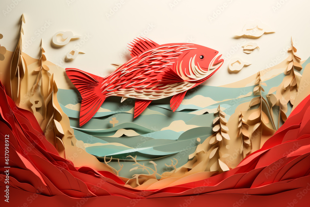River Guardians: A Paper-Cut Fish in a Clean Waterway, Advocating for ...